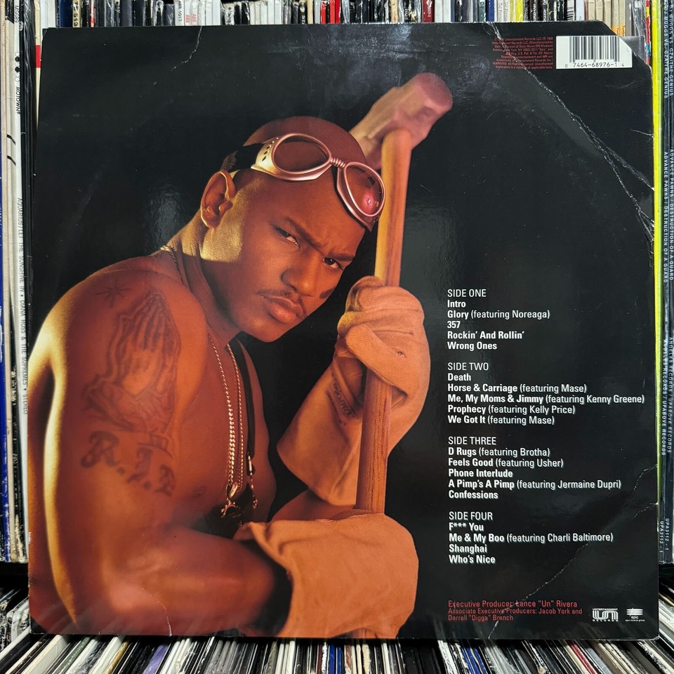 CAM'RON - CONFESSIONS OF FIRE (VINYL 2LP) 1998!! RARE!! NOREAGA + USHER ...