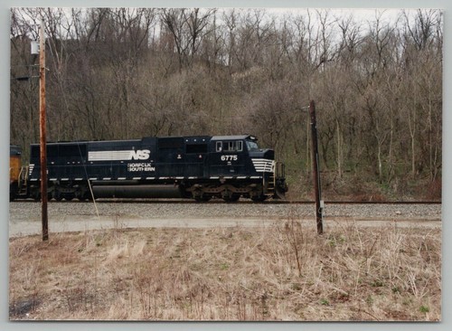 Railroad Photo - Norfolk Southern #6775 SD60M Locomotive 1990s Freight ...