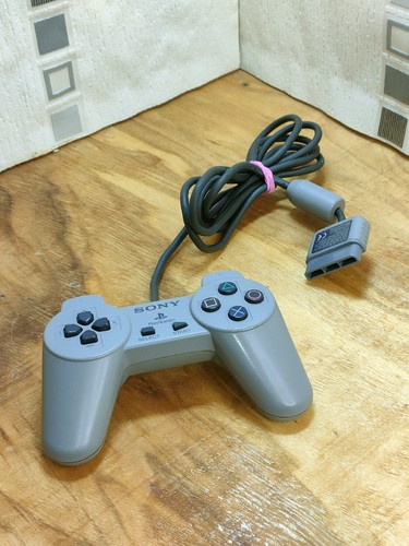 Sony Playstation 1 PS1 Official Grey Controller Video Game Gamepad ...