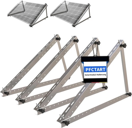 PFCTART 2 Set 45 inch Solar Panel Mount Brackets Adjustable Tilt Mount ...