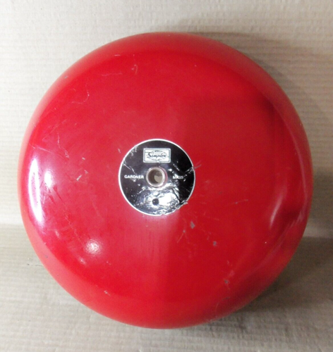 SIMPLEX 4090-6 FIRE BELL RED 1.5 AMPS 4V 60HZ AK | eBay