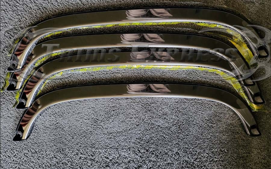 for:1994-2001 Dodge Ram 1500/ 2500 Stainless Wheel Well Fender Trim ...