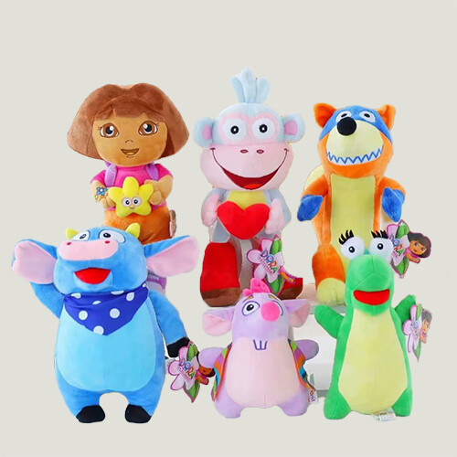 Dora the Explorer Plush Stuffed Animals Toys Dolls Keychain Kids ...