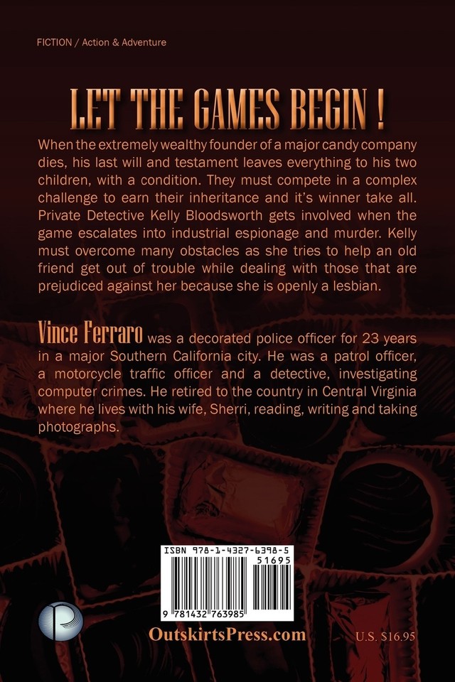 Blood & Chocolate, A Kelly Bloodsworth Novel by Vince Ferraro ...