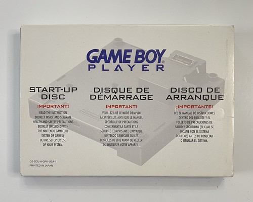 Gameboy Player Start-Up Disc - Nintendo GameCube - CIB Great Condition ...