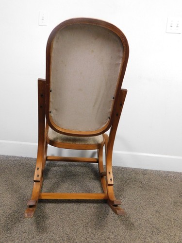 Small Size Bentwood Rocker Rocking Chair Danish Mid Century Modern ...