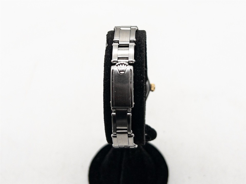 $9000 ROLEX Oyster Perpetual Blue Tiffany & Co 18k Yellow Gold Ladies ...