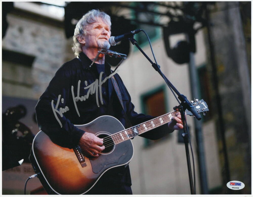 KRIS KRISTOFFERSON SIGNED AUTOGRAPH 11X14 PHOTO -A STAR IS BORN ...