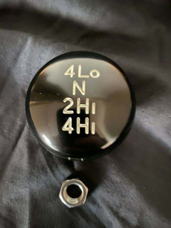 NP205 Black Billet Aluminum Transfer Case Shift Knob 7/16-20 | eBay