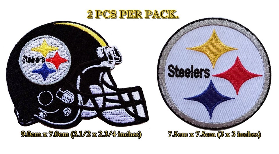 Pittsburgh Steelers🏈Football Embroidery Patches Iron,Sewing on (Select ...