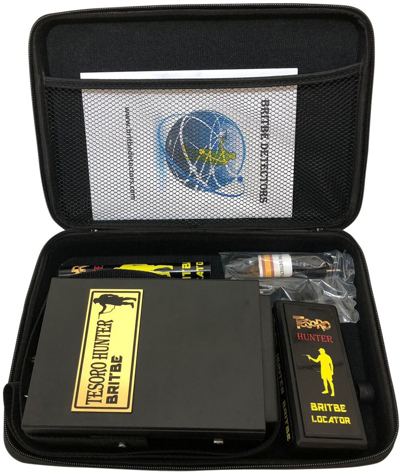 Britbe Tesoro Hunter Metal Detector Professional Geolocator for ...