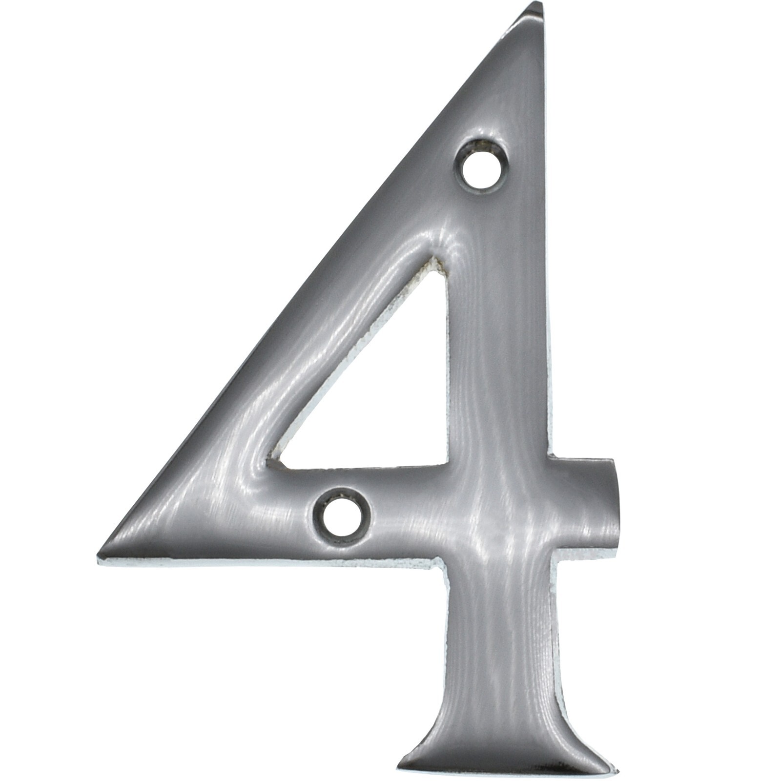 Chrome Door Numbers 3" 75 mm Polished Solid House Flat Apartment ...