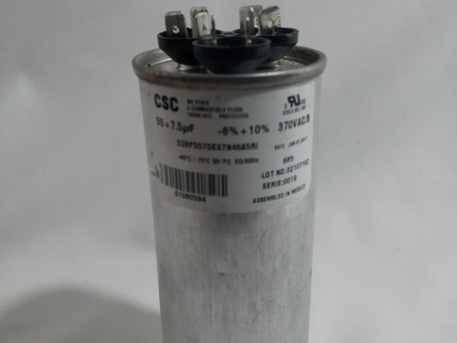 Capacitor Copeland 014-0064-11 Run 55uF 370VacB for sale online | eBay