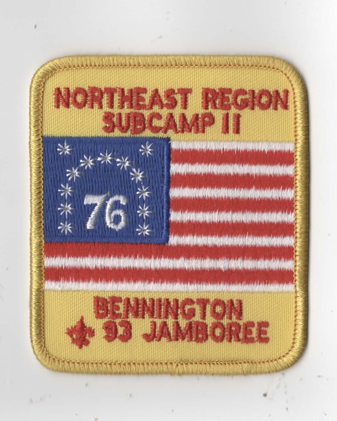 1993 National Jamboree Northeast Region Subcamp 11 Bennington YLW Bdr ...