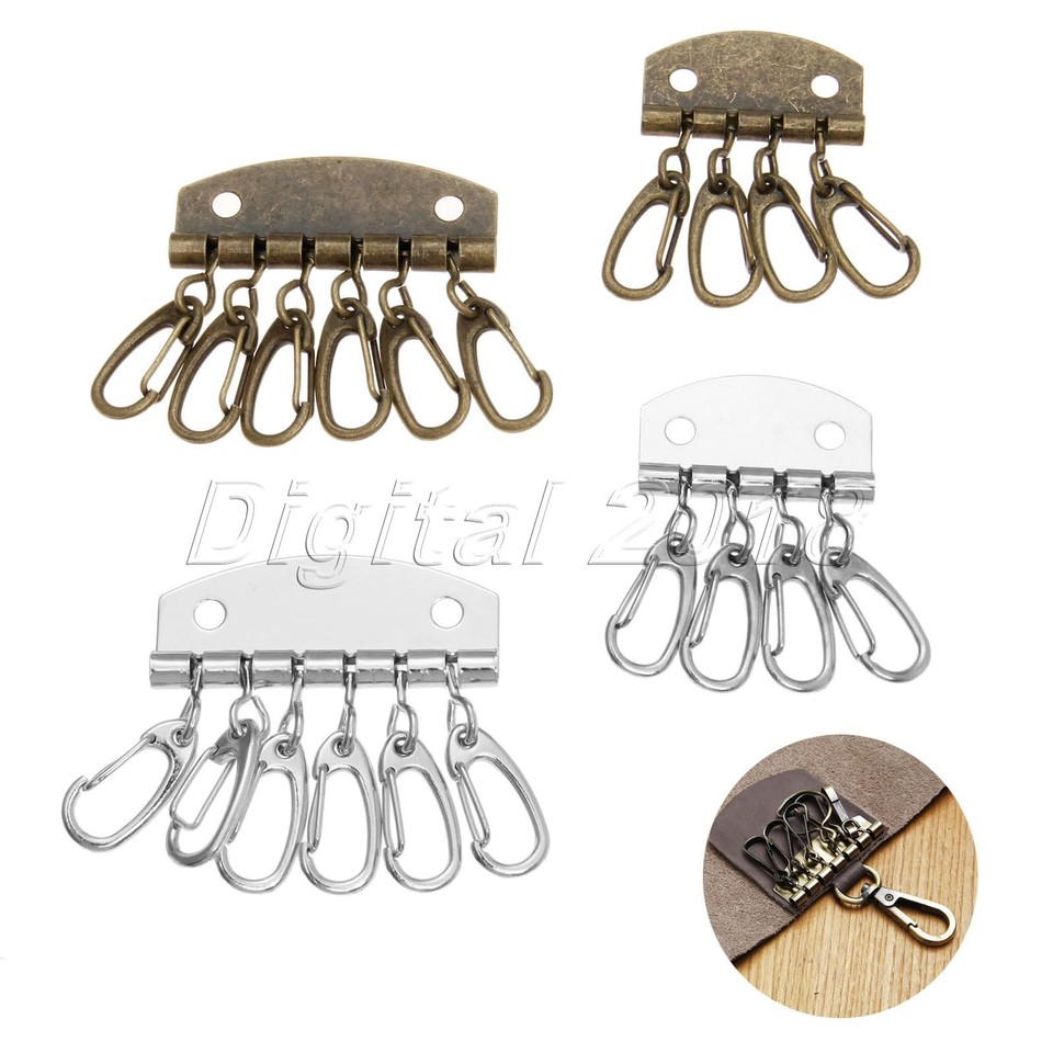 1/5pcs DIY Key Holders Keyring Key Row Rivet Hook For Leather Bag Craft ...