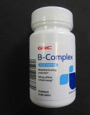 GNC B-Complex Plus Energy 21 Capsules Metabolism & Energy ! | eBay
