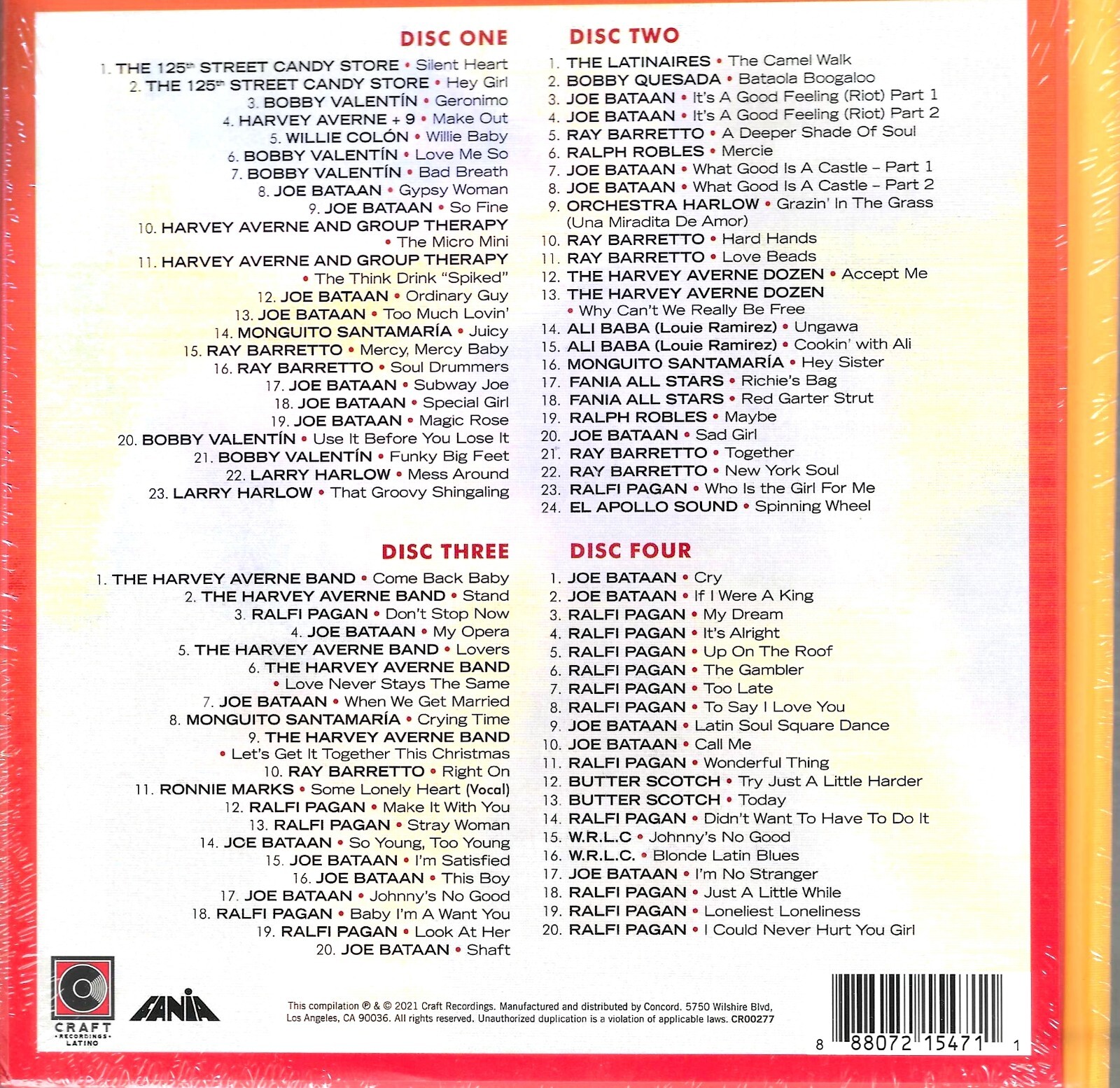 It's A Good, Good Feeling: The Latin Soul of Fania 4 CD, 7 Inch Single & Book | eBay