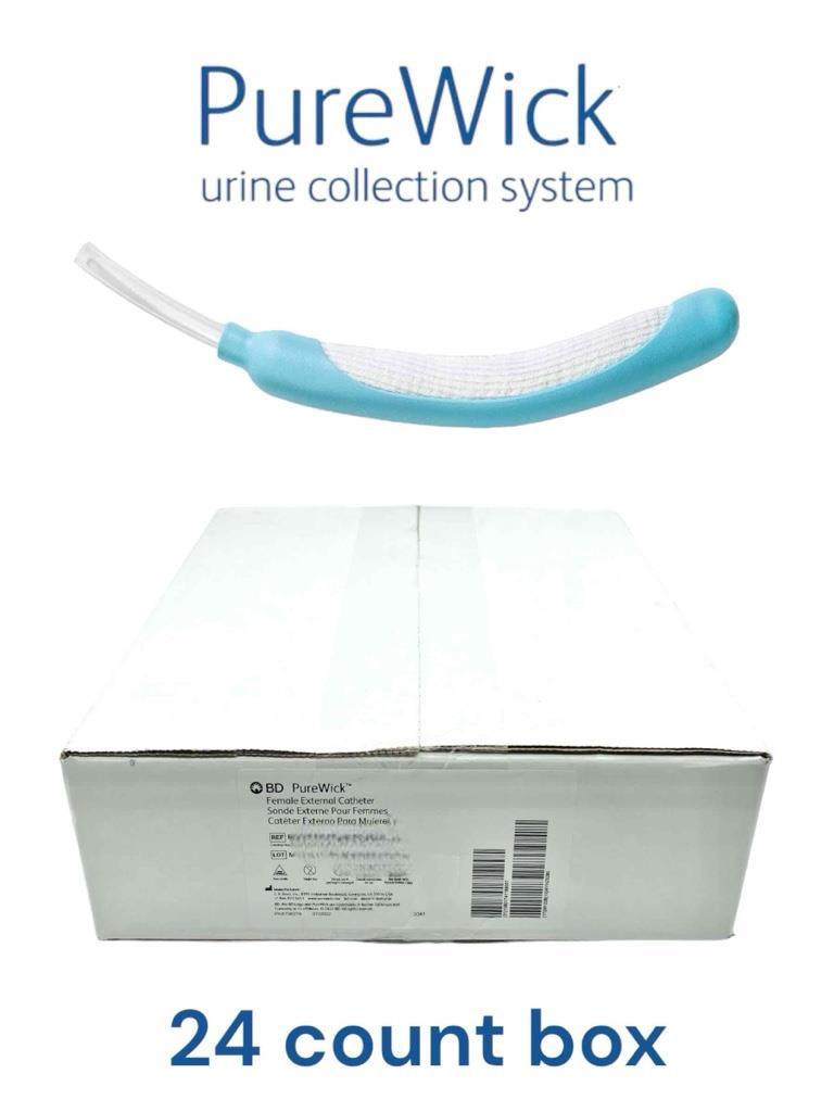 BD Pure Wick Female External Catheters PWFX30 Individually Wrapped ...