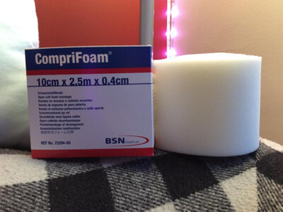 BSN Comprifoam Foam Padding Bandage White 1 Ct | eBay