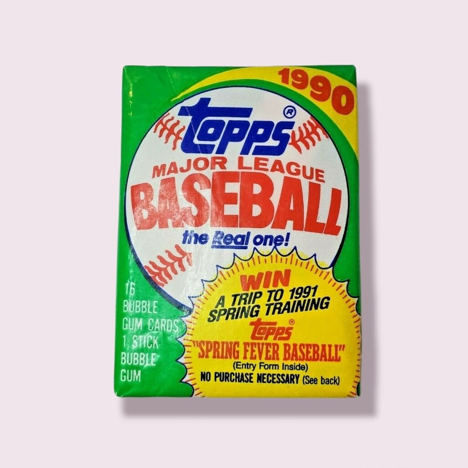 TOPPS 1990-2023 Unopened Baseball Card Packs Sealed MLB You Pick ...
