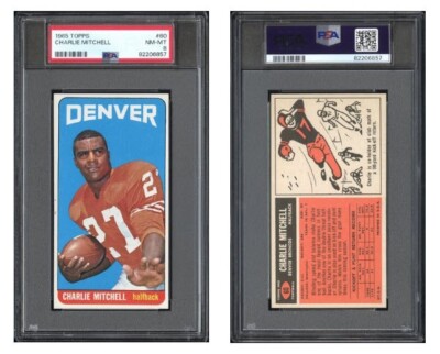1965 TOPPS Charlie Mitchell SP Short Print #60 PSA 8 NM MT | eBay