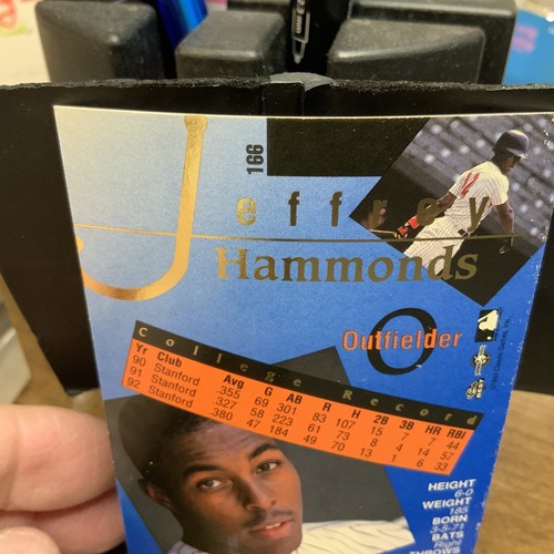 1993 Classic Best Gold Jeffrey Hammonds Baltimore Orioles #166 | eBay