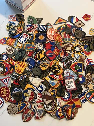 Large US Army Military Unit Patch Collection | eBay