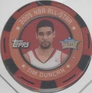 2005-06 Topps NBA Collector Chips - Tim Duncan Red for sale online | eBay