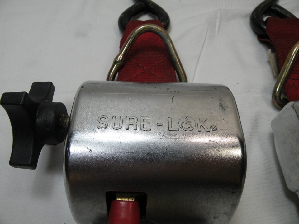 Sure Lok FE200907S, FE200855S,Wheelchair Tiedown Retractor, L Track, S ...