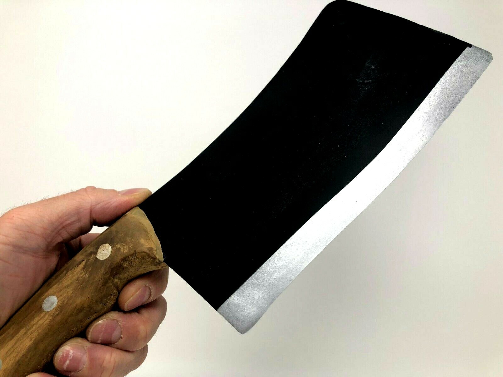 FAKE Meat Cleaver Handheld Butcher's Knife Horror Realistic Movie Prop ...