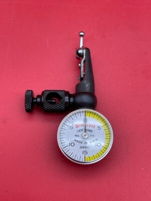 Starrett 711HS Last Word Dial Test Indicator, 0-15-0 Dial Face .030 ...