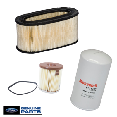Motorcraft Air Filter, Fuel Filter, Oil Filter Kit | 94-98 Ford 7.3L ...