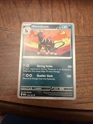 POKEMON Trading Card stage 1 Houndoom HP130 113/197 2023 | eBay