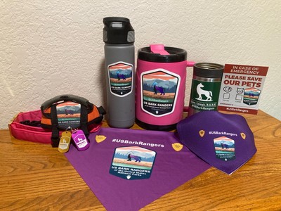 US Bark Rangers of the US National Parks Dog Sticker/Magnet/Patch ...