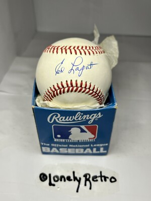 Ed Lopat Autographed Signed Baseball "Yankees Pitcher 5 Straight WS ...