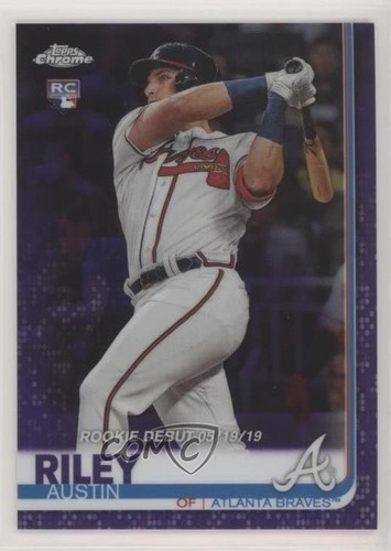 2019 Topps Chrome Update Series - Rookie Debut Purple Refractor #61 ...