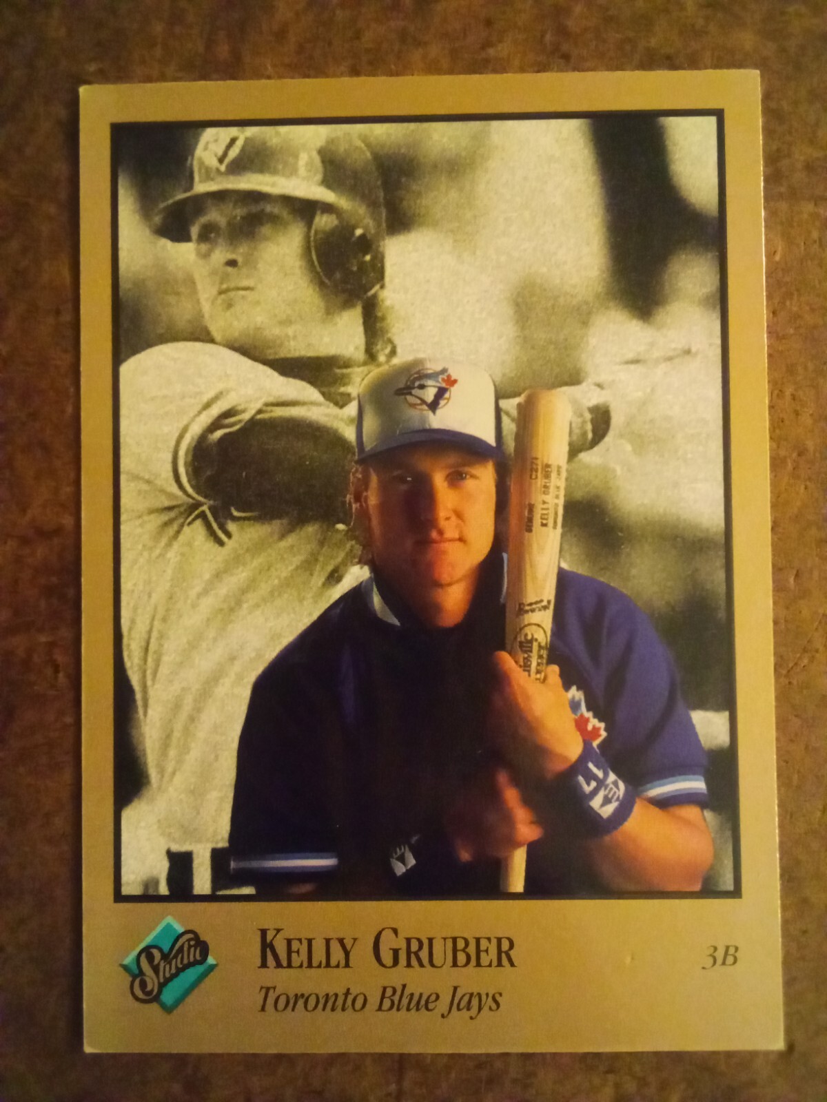 Kelly Gruber 255 Studio 92 MLB Leaf Baseball Card | eBay