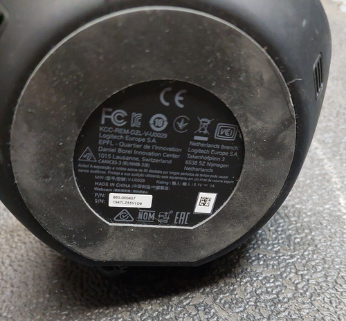 Logitech Video Conference Camera Speaker Phone KCC-REM-DZL-V-U0029 ...