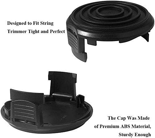 3Pack Spool Cap for Hyper Tough String Trimmer HT18-401-002-01 HT19-401 ...