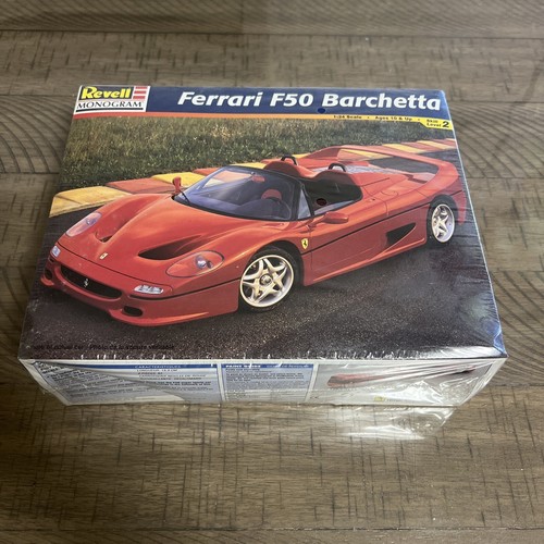 FERRARI F50 BARCHETTA Revell Monogram Sports Car Model Kit Scale 1/24 ...