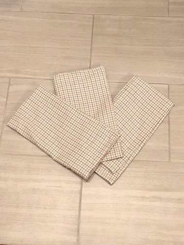 Ralph Lauren Bramble Tattersal 3 European Shams tan red gray plaid ...