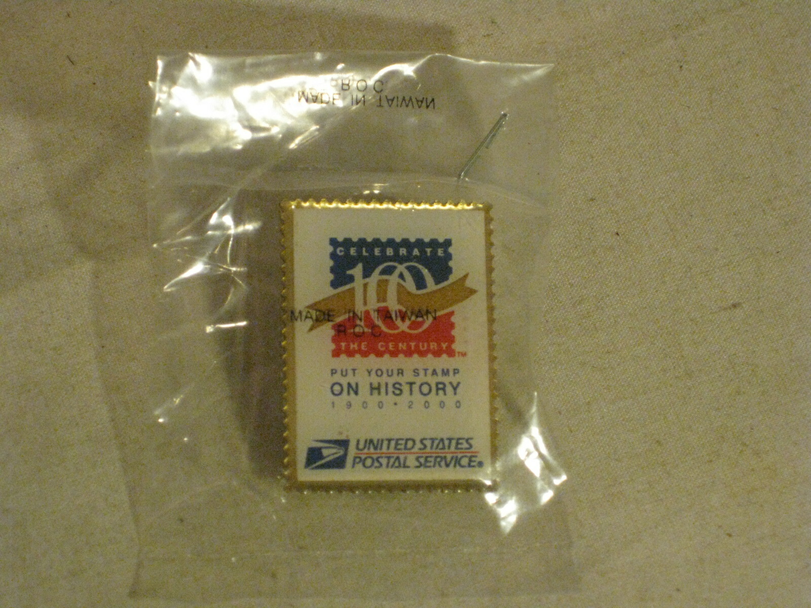 United States Postal Service Celebrate 100 Years Stamp History Pin USPS ...