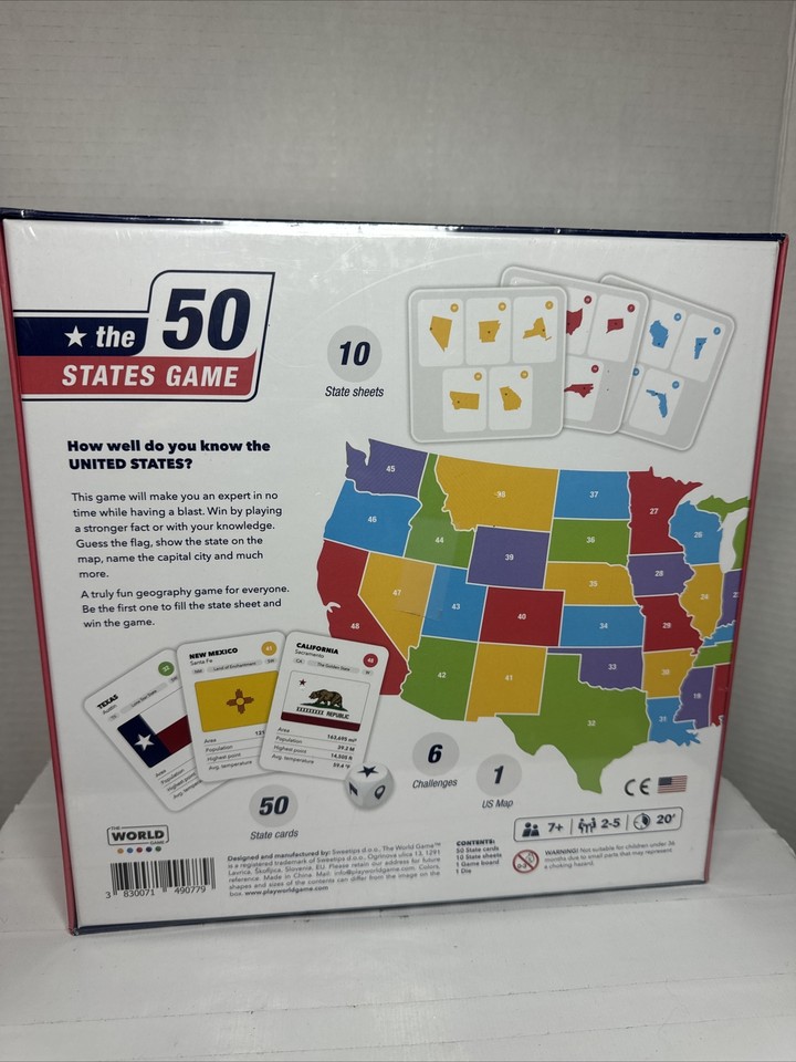 The 50 States Game - New & Sealed | eBay