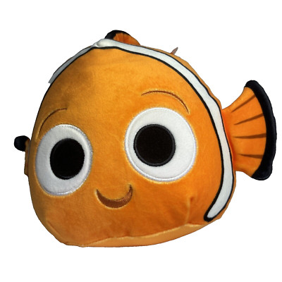 Disney Pixar Squishmallow Finding Nemo 7" Nemo Clownfish Kellytoy New ...