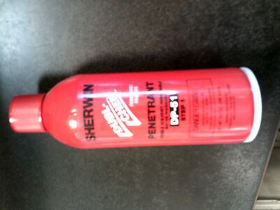 10.5 OZ SHERWIN DUBL-CHEK DP-51 DEVELOPER DYE PENETRANT FLUORESCENT ...