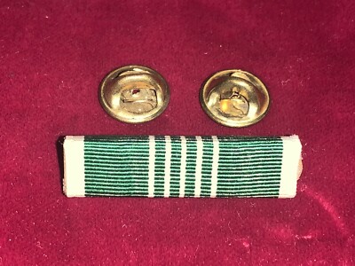United States Military Army Commendation Ribbon Pin with Two Clutch ...