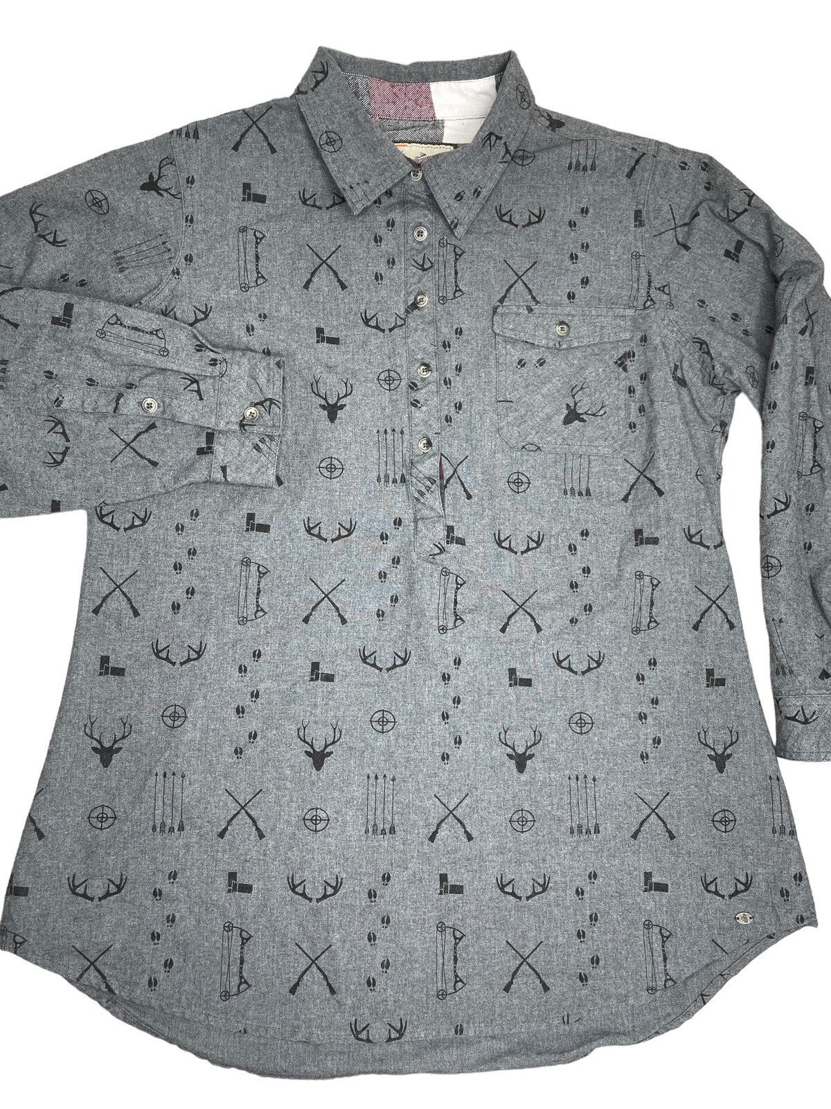 Legendary Whitetails Womens Firelight Flannel Popover… - Gem