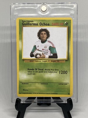 Guillermo Ochoa Pokémon Card Mexico Soccer | eBay