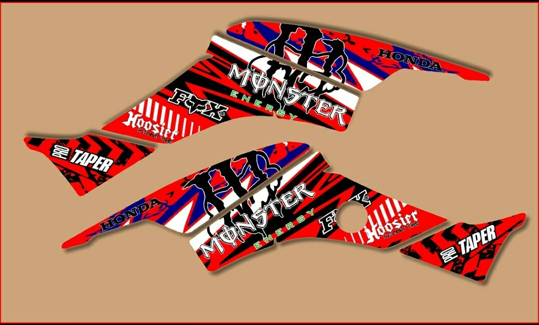 honda 400ex graphics kit | eBay