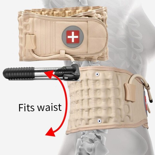 Decompression Belt Back Brace Lumbar Spinal Support & Extender Belt Air ...
